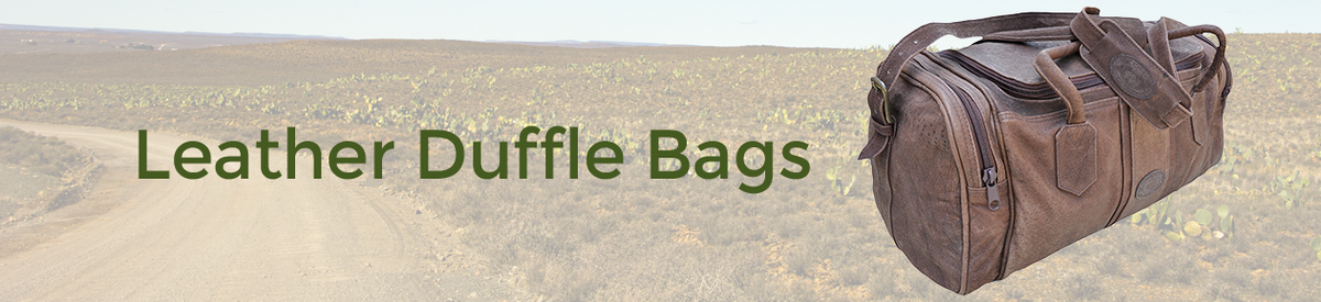 Leather Duffle Bags | TAG® Safari